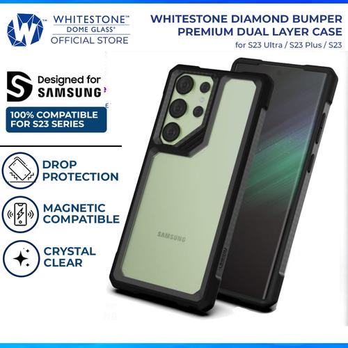 Promo Whitestone Diamond Bumper Case for Samsung S23 Ultra Official ...