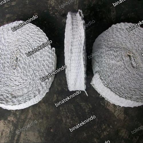 Jual Fiber Asbes Pita Packing Kain Tahan Panas 2" Inch 2" inci Per ...
