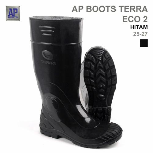 Jual Sepatu AP Boots TERRA ECO 2 Full Hitam Sepatu Safety Boot Terra ...