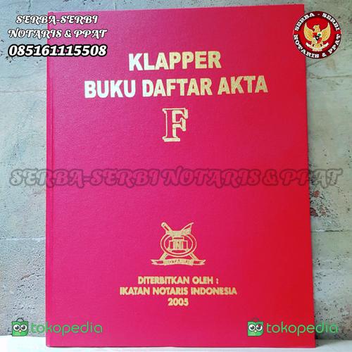 Promo BUKU KLAPPER DAFTAR AKTA KALPPER DAFTAR AKTA NOTARIS ABJAD HURUF ...