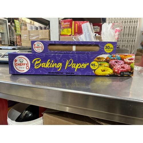 Jual Baking Paper Cheffy / Kertas Baking Cheffy - 45 Cm x 75 M - Kota ...