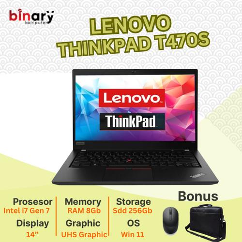 Jual Laptop Lenovo i7 Thinkpad T470S Core i7 Gen7 RAM 8GB SSD 256GB Windows 11 Bergaransi ...