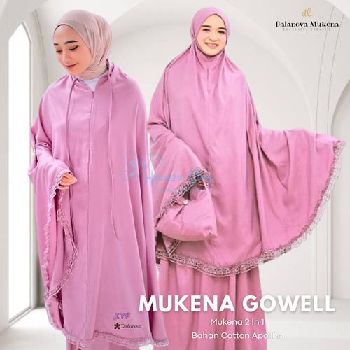 Jual Mukena Travel 2 In 1 Mukena Gowell Dalanova Dewasa dan Anak ...