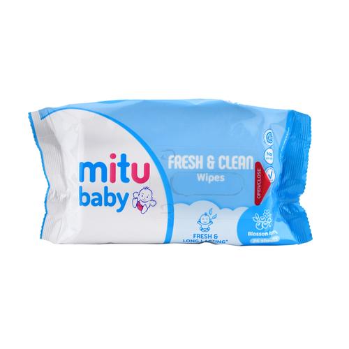 Jual TISU BASAH BAYI MITU BABY FRESH CLEAN WET WIPES TISSUE ISI 24 PCS ...
