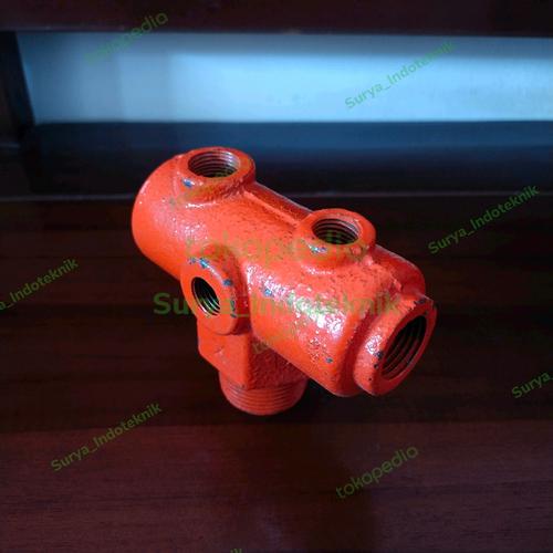 Jual Terminal Manifold Dudukan Kompresor Angin 5 Lubang Outlet 1 inch ...