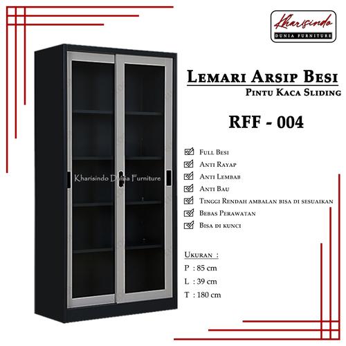 Jual Lemari Arsip Besi / RFF 004 / Pintu Sliding Kaca - Jakarta Barat ...