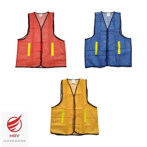 Jual Rompi Jaring Safety Rompi Jala Proyek Safety Vest 3 Warna - Merah ...