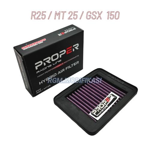 Jual PROPER RACING LINE FILTER UDARA YAMAHA R25 / MT25 - pcx/adv 160 ...