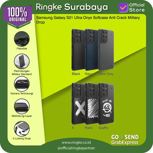 Promo Case Ringke Samsung Galaxy S21 / S21 Plus / S21 Ultra Onyx Casing ...