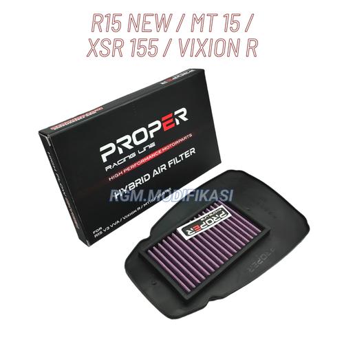 Jual PROPER RACING LINE FILTER UDARA YAMAHA R15 NEW MT15 VIXION R XSR ...