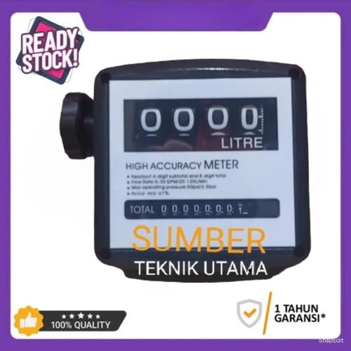Jual Flow Meter Solar 1Inch Flowmeter BBM Minyak dan Oli 4Digit 1Inch ...