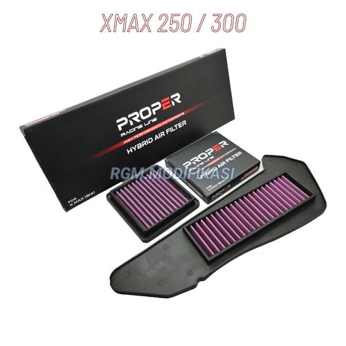 Jual PROPER RACING LINE FILTER UDARA + FILTER CVT YAMAHA XMAX 250 - mio ...