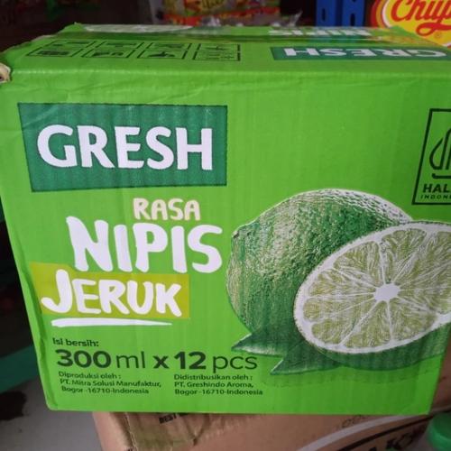 Jual minuman rasa jeruk nipis gresh 1 pack isi 12 botol x 300ml - Kab ...