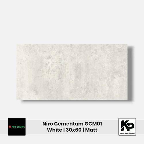 Jual Granit NIRO GRANITE GCM01 Cementum White 30x60 Cm - Jakarta Pusat ...