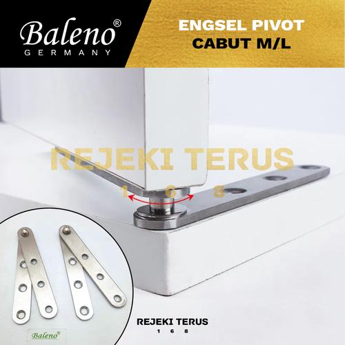 Jual Engsel Pivot Cabut M/L STAINLESSS / Putar Samping Pintu Lemari ...
