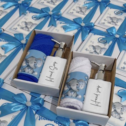 Jual souvenir baby boy and girl hard box botol DENGAN ISI SABUN CAIR ...