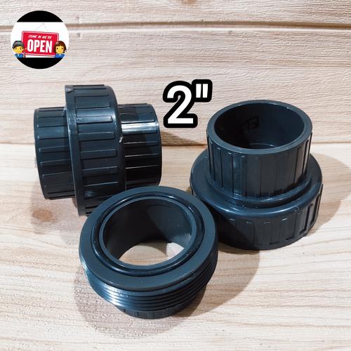 Jual Watermur Polos 2" Inch Sock Sambungan Pipa Air PVC Watermur 2 Inch ...