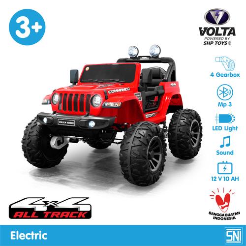 Jual MAENAN ANAK MOBIL AKI JEEP MONSTER VOLTA 5089 COMMANDO MONSTER BAN ...