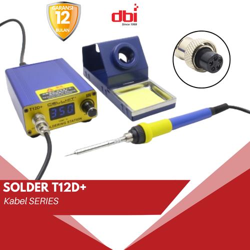 Jual Solder Station Solder Premium CELLKIT T12D+ ORI - Gagang Kuning ...