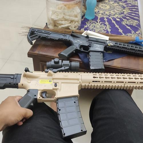 Jual m416 dcobra airsoft spring ar15 hk416 laras metal alumunium upgrade laras +setting laras ...