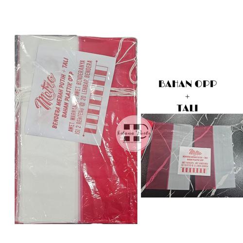 Jual banner / bendera plastik merah putih HUT RI + TALi / DIRGAHAYU RI ...