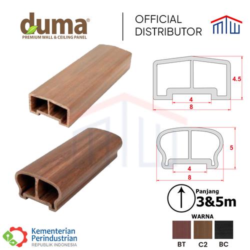Jual Hand Rail Dekorasi Dinding Wallpanel WPC DUMA Motif Kayu Anti ...