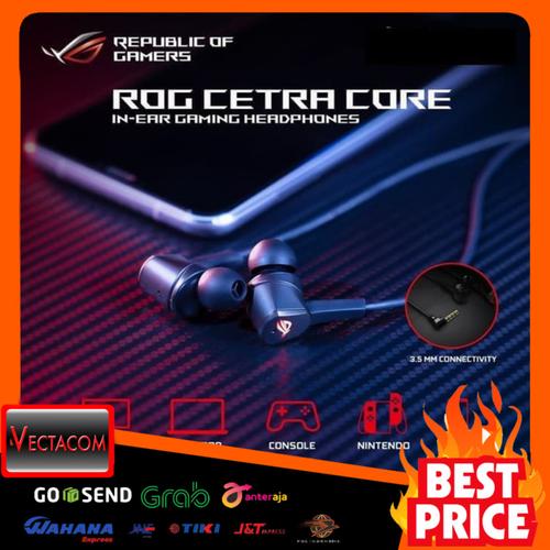 Jual Headset Gaming ASUS ROG CETRA CORE - In-Ear Gaming Earphone ...