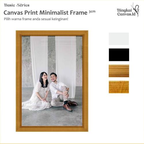 Jual Cetak Foto Bingkai Fre Minimalis Rustic 3cm Varian Ukuran Murah ...