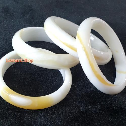 Jual GELANG BULAT KULIT KERANG ASLI 100% PUTIH SERAT EMAS BAHAN SUPER ...