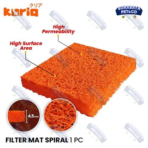 Promo KURIA Filter Spiral Hi-Density Media Filter/japmat Kolam Matt ...