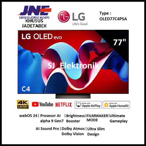 Jual LG OLED77C4 / OLED evo C4 77 Inch Smart TV UHD 4K | OLED77C4PSA ...