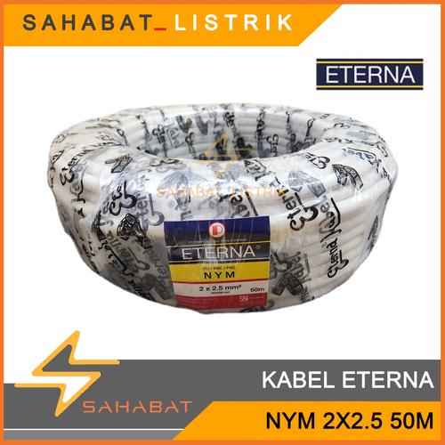 Jual KABEL LISTRIK ETERNA NYM 2X2.5 50M - Jakarta Pusat - SahabatListrik | Tokopedia