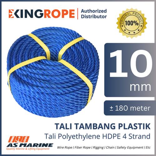 Promo Tali Plastik HDPE / Tali PE Polyethylene 10 mm +/- 200 Meter KINGROPE - Jakarta Utara - PT ...