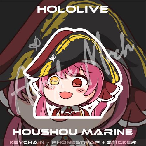 Jual GANTUNGAN KUNCI AKRILIK HOUSHOU MARINE VTUBER HOLOLIVE - Kota ...