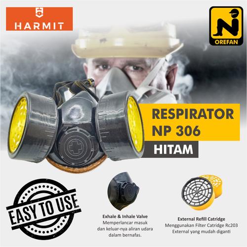 Jual MASKER GAS RESPIRATOR NP 306 HARMIT SAFETY FRIST - Kab. Sleman ...