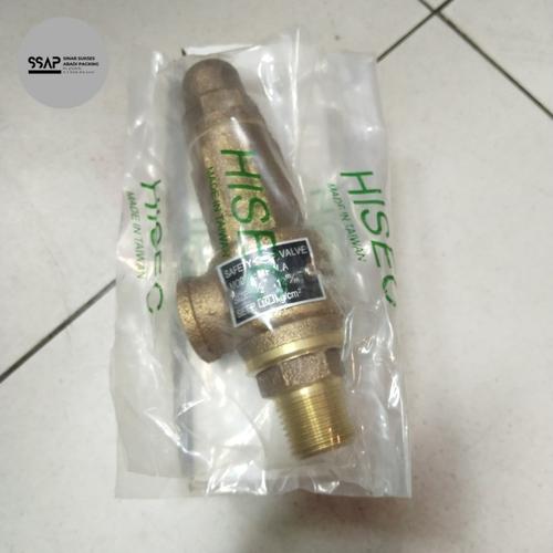 Jual Safety valve Hisec kuningan drat 1/2" inch / 10kg / bar - Jakarta ...
