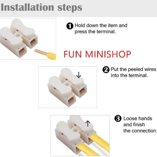 Jual QUICK CONNECT TERMINAL BLOCK CABLE / TERMINAL KRUSTIN SAMBUNG ...