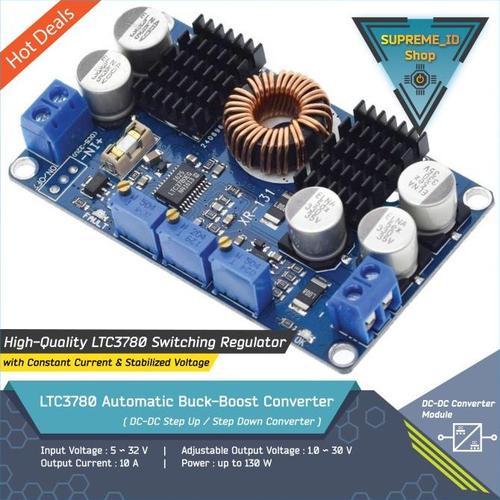 Jual LTC3780 AUTO DC BUCK-BOOST CONVERTER + STABILIZED REGULATOR | 10A ...
