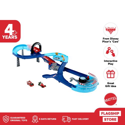 Promo Disney And Pixar Cars Grc Jumping Raceway Playset - Mainan Trek ...
