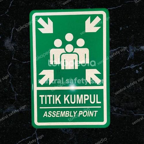 Jual New Safety Sign Titik Kumpul Assembly Point Terbatas - Jakarta ...