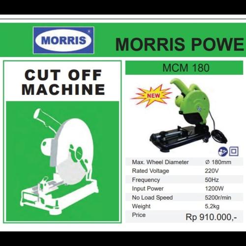 Promo Mesin Potong Duduk Besi Kayu Chap Chop Saw Cut Off Machine MORRIS ...