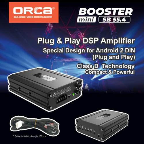 Jual DSP ORCA SB 55.4 BOOSTER MINI ORCA SB 55.4 POWER ORCA AMPLIFIER ...
