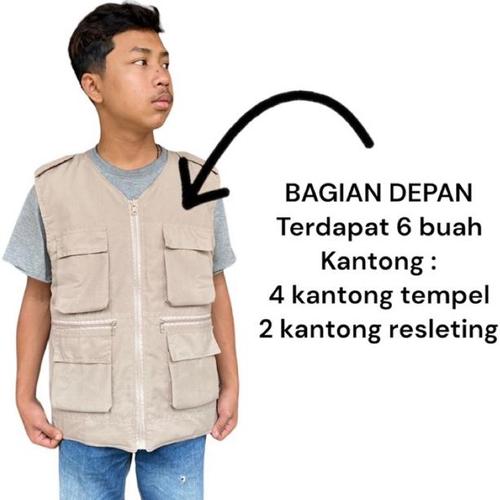 Jual Rompi tactical - rompi king - rompi - banyak saku kantong - rompi ...