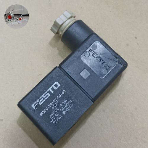 Jual COIL FESTO SOLENOID VALVE DC24 VOLT MSFG-24/42-50/60 4527 / KOIL FESTO MSFG-24 / COIL FESTO ...