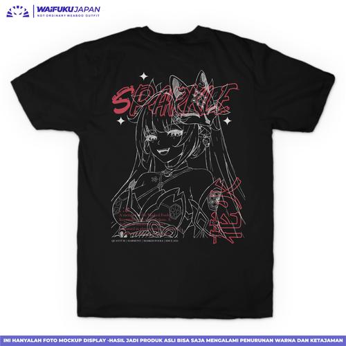 Promo T-shirt Kaos Anime Game Honkai Star Rail - Sparkle Hanabi - Hitam ...