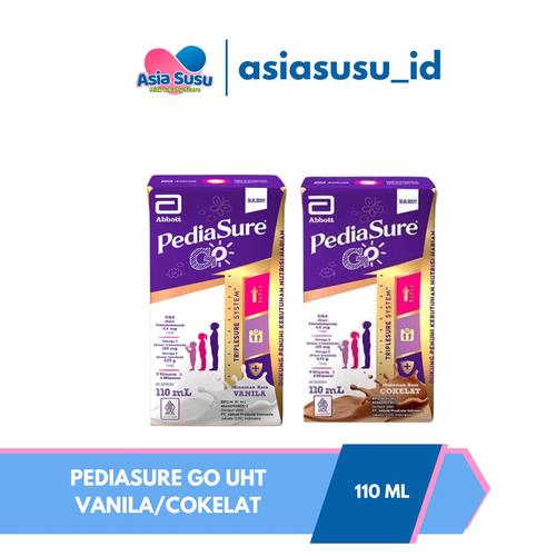 Jual PEDIASURE GO UHT VANILA / COKLAT 110ML - Coklat - Kota Medan ...