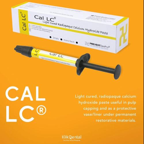 Jual KLIK DENTAL Denpro Cal LC Paste 2x Syringe 2g / Cavity Liner ...