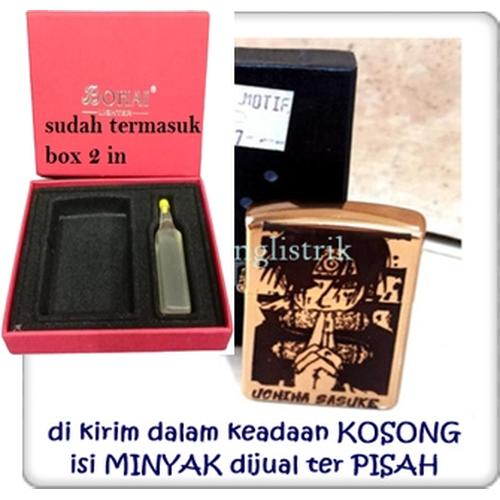 Jual KOREK API BATU MINYAK JADUL MODEL NARUTO / KOREK NARUTO 1 SISI ...