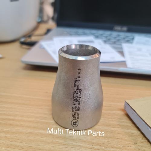 Jual Reducer Las Stainless SS 304 sch 10 1 " x 1/2" inch - Jakarta ...