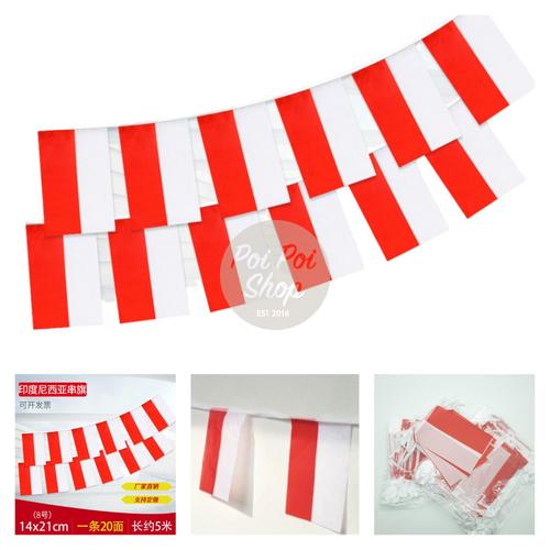 Promo Bendera Merah Putih Gantung Banner Garland Hiasan 17 Agustus HUT ...